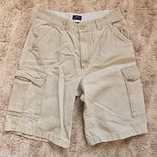 Bailey's Point Mens 6-Pocket Twill Cotton Cargo Shorts Beige Size 30 | eBay
