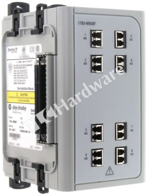 Allen Bradley 1783-MX08F Ser A Stratix 8000/8300 8-Port Fiber Expansion ...