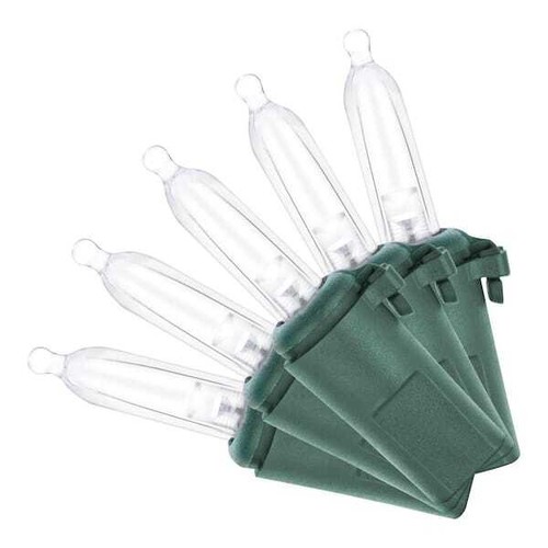 Home Accents Holiday 100-Count Cool White Mini Steady Lit Super Brite ...