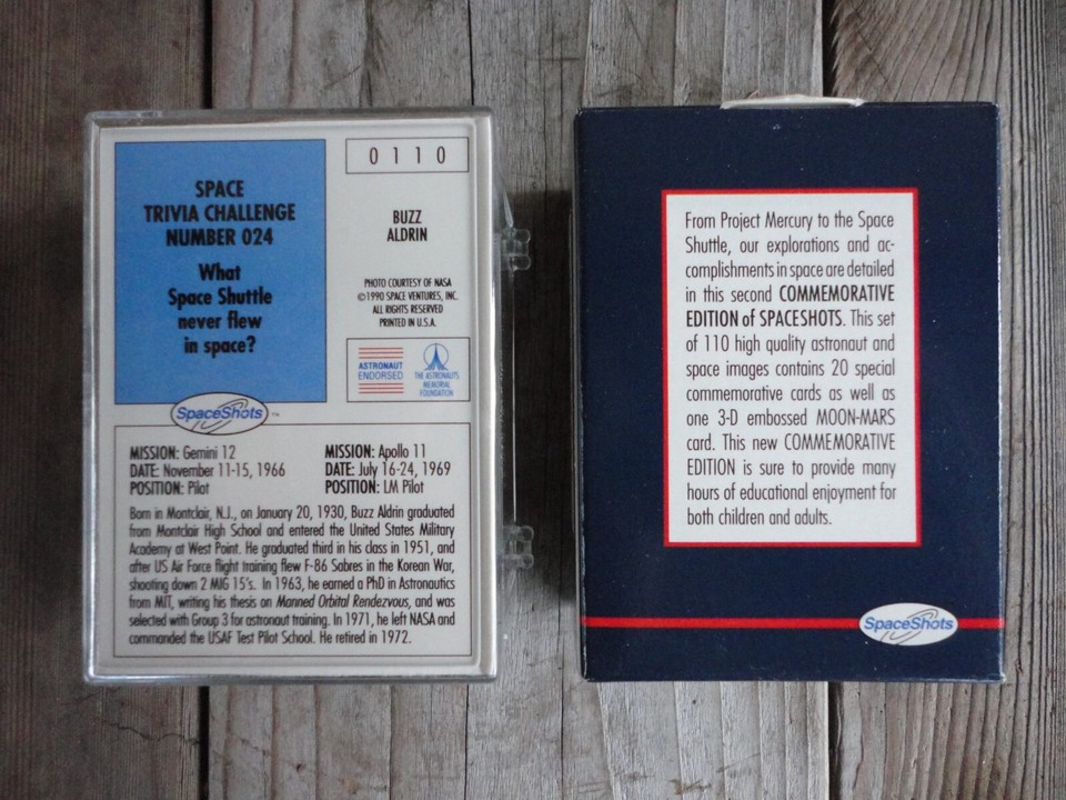 1991 SPACE SHOTS - Both Series 1 & 2 NASA Trading Cards Sets NOS never ...