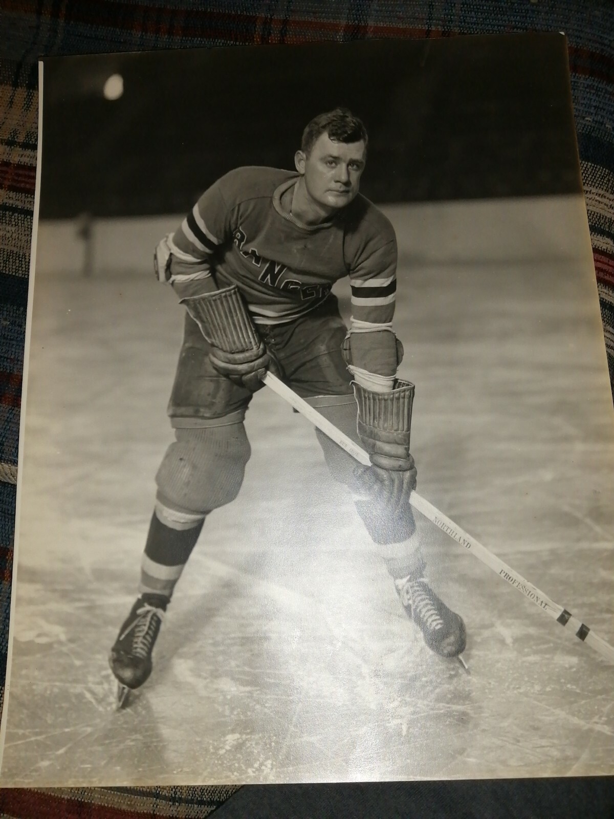 BUN COOK 1930 NEW YORK RANGERS NHL HOCKEY PHOTO TYPE 1 HHOF AHL OHL WHL ...