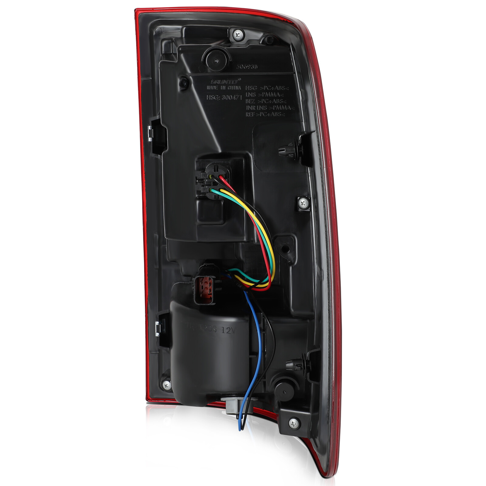 Red Rear Pair LED Tail Light Lamp Assembly For 2013-2018 Ram 1500 2500 ...