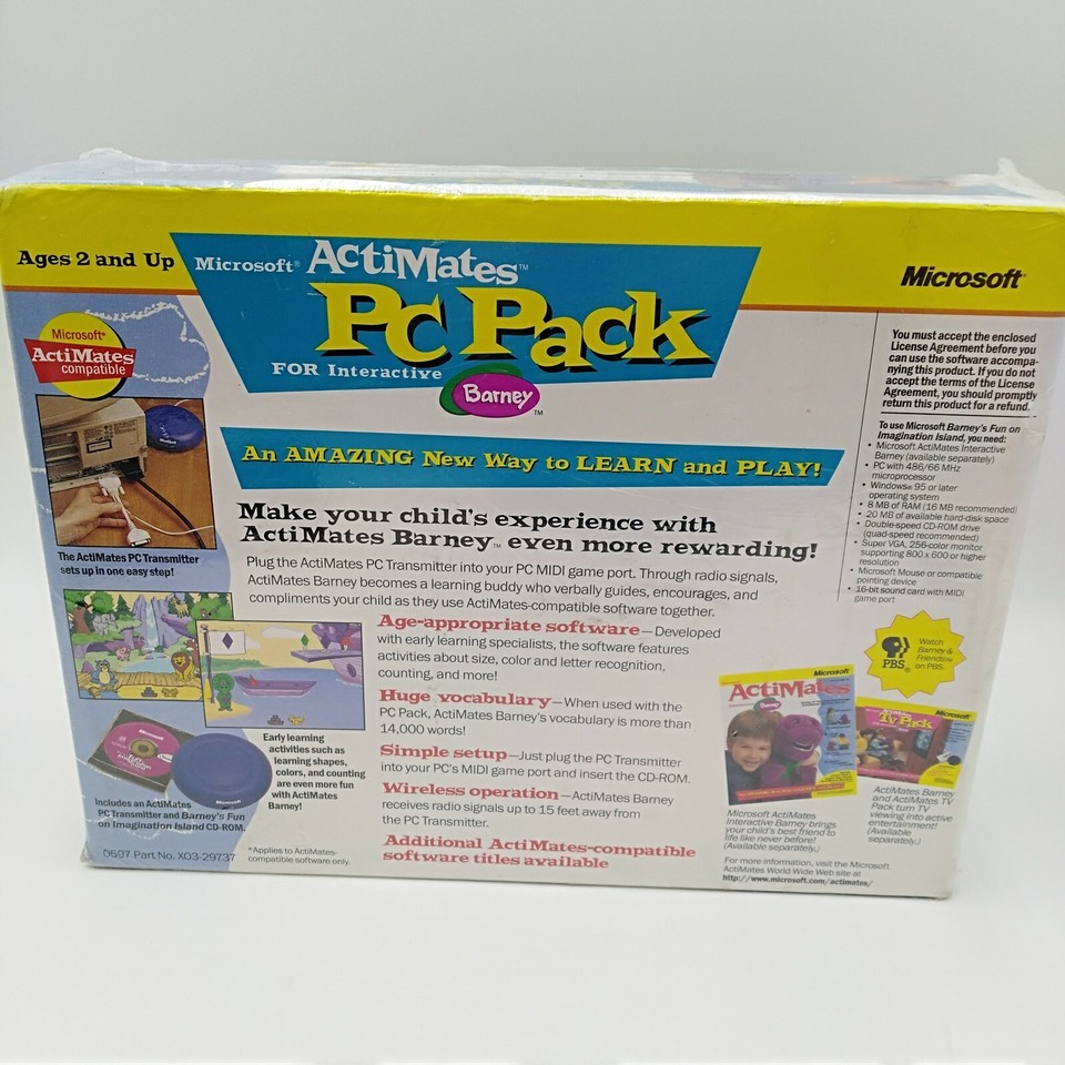 Microsoft ActiMates PC Pack Transmitter and CD ROM for Interactive ...