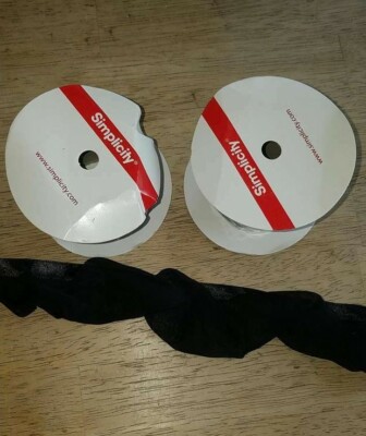 Simplicity 2" black chiffon ruffle 3 rolls | eBay