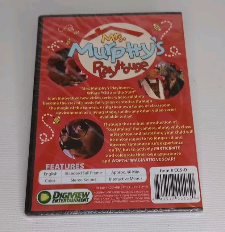 Mrs. Murphy’s Playhouse: Little Red Riding Hood DVD 2006 Digiview New ...