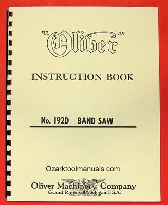 Equipment & Machinery - Oliver Band Saw