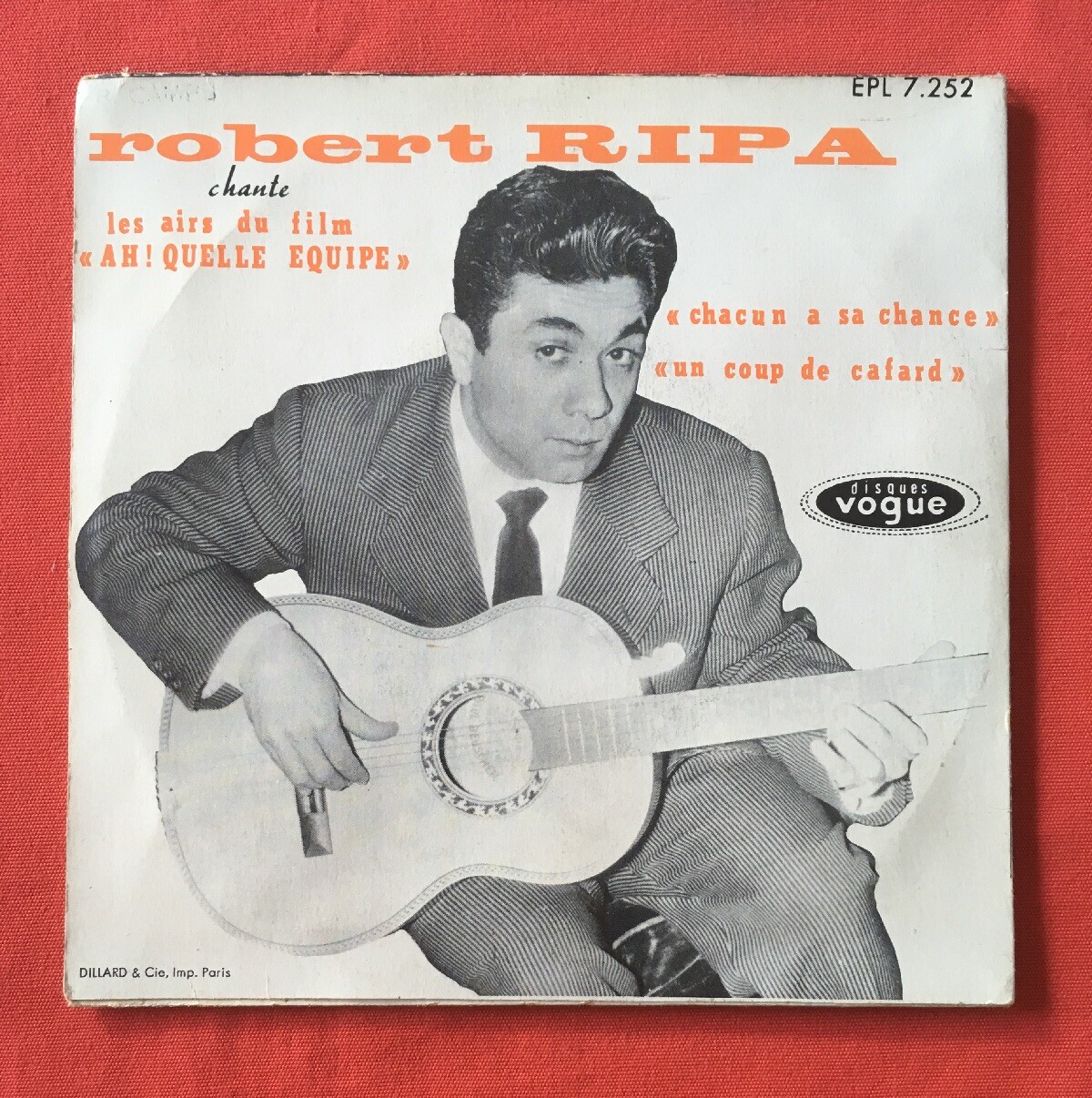ROBERT RIPA LE BIDON FILM IL BIDONE PETIT BISTROT PAPA EPL7252 VG ...