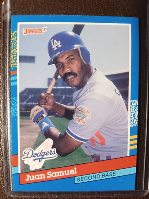 JUAN SAMUEL DODGERS 1991 DONRUSS BASEBALL CARD #62 | eBay