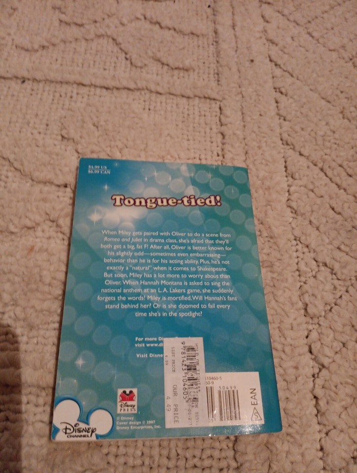 Hannah Montana Hold on Tight: Junior Novel by Disney Books: Used | eBay