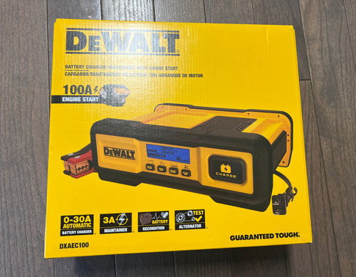 NEW DEWALT 100AMP ENGINE START 12V BATTERY CHARGER/MAINTAINER DXAEC100 | eBay