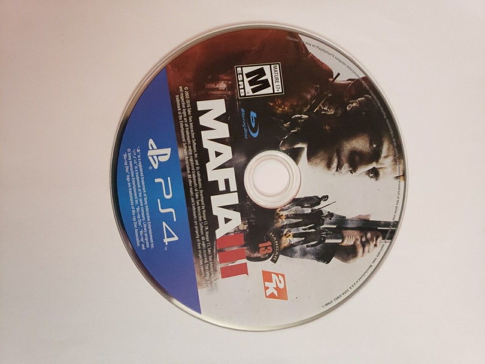 Mafia III 3 - Standard Edition (Sony PlayStation 4, 2016) Ps4 -Disc ...