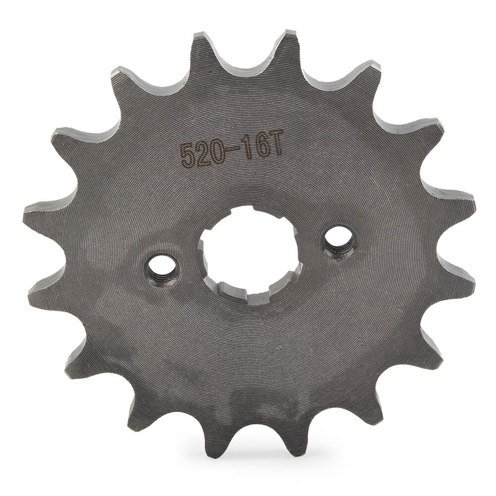 520-16T 20mm Chain Front Sprocket Cog for 125cc-250cc Dirt Pit Bike ATV ...