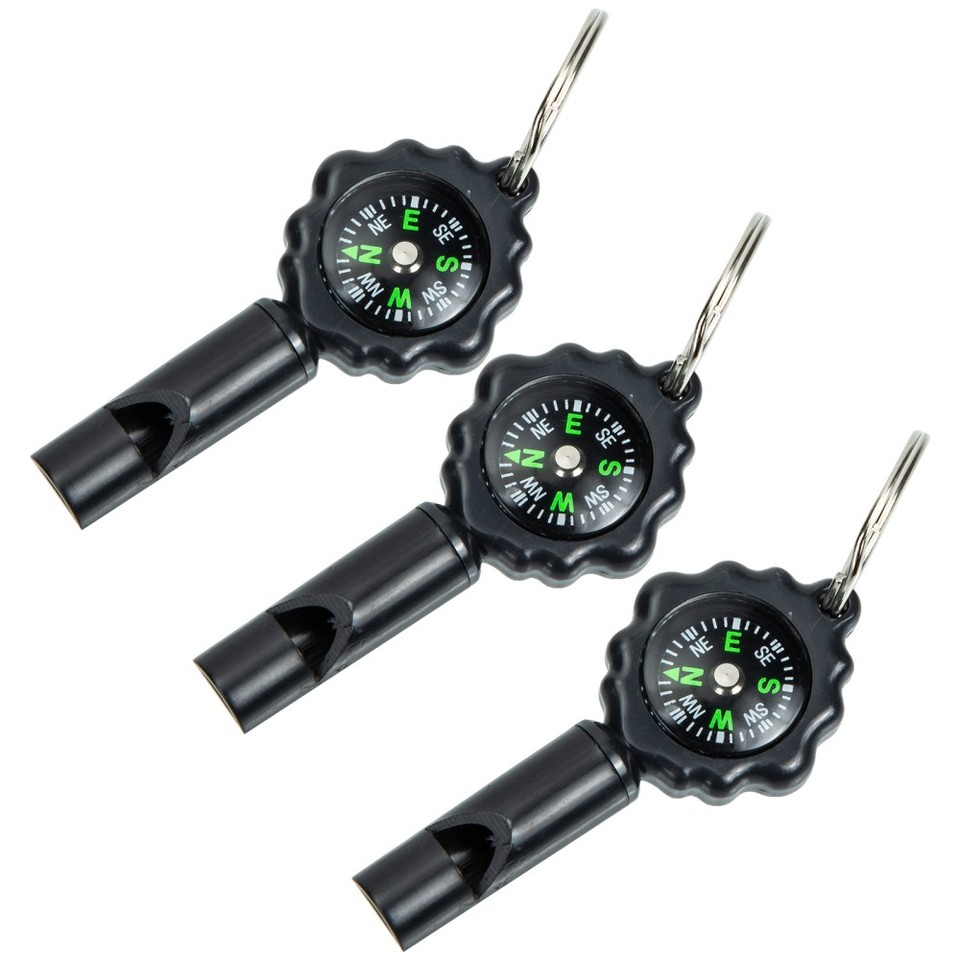 Set of 5 Outdoor Safety Whistle Multifunctional Survival Whistles ...