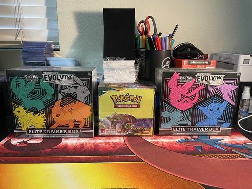 Pokémon Evolving Skies Elite Trainer Box (x2) + 36 Booster Packs In ...
