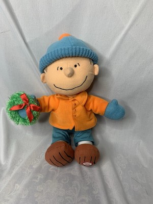 Peanuts 2011 Hallmark Linus Christmas Wreath Plush Toy 10” EUC | eBay