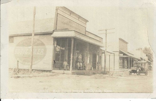 Ada, Kansas-Main Street-Real Photo Pstcaard-M L Zercher Co-Used | eBay