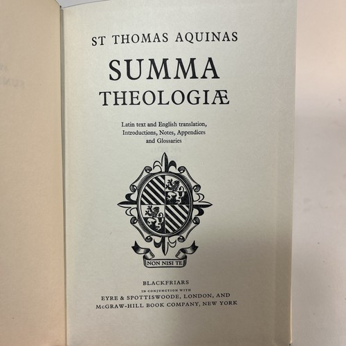 St Thomas Aquinas Catholic Book - Summa Theologiae , Vol IV - Knowledge ...