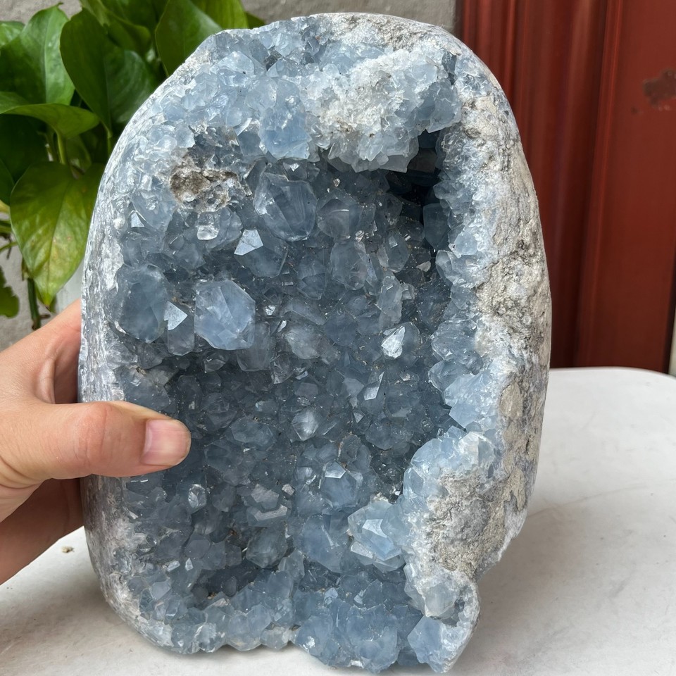 7230g Natural Blue Crystal Cave Quartz Crystal Cave Mineral Specimen ...
