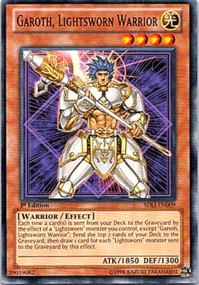 Garoth, Lightsworn Warrior SDLI-EN009 Yu-Gi-Oh! Light Play 1st Edition ...