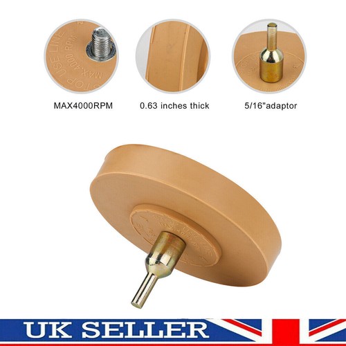 4inchs Rubber Pin Stripe Decal Eraser Caramel Wheel Removing Car ...