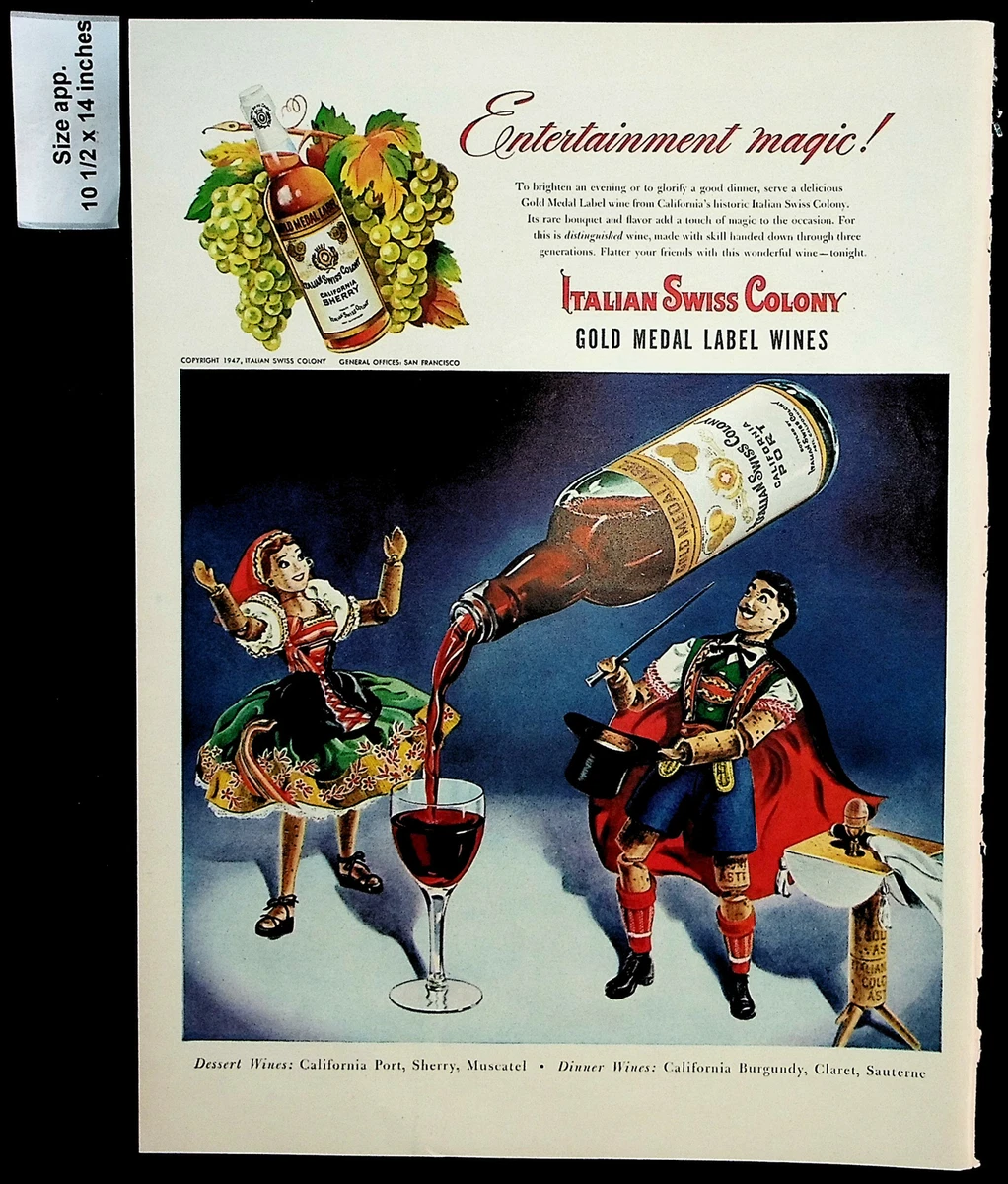 Vintage Italian Wine Labels