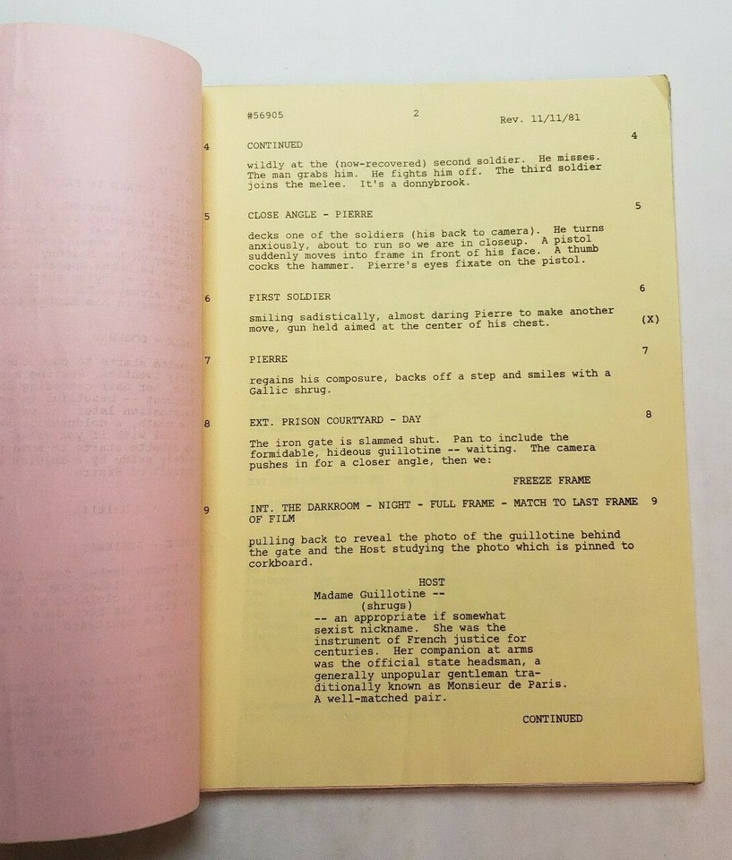 DARKROOM / Peter Allan Fields 1981 TV Series Script, James Coburn ...
