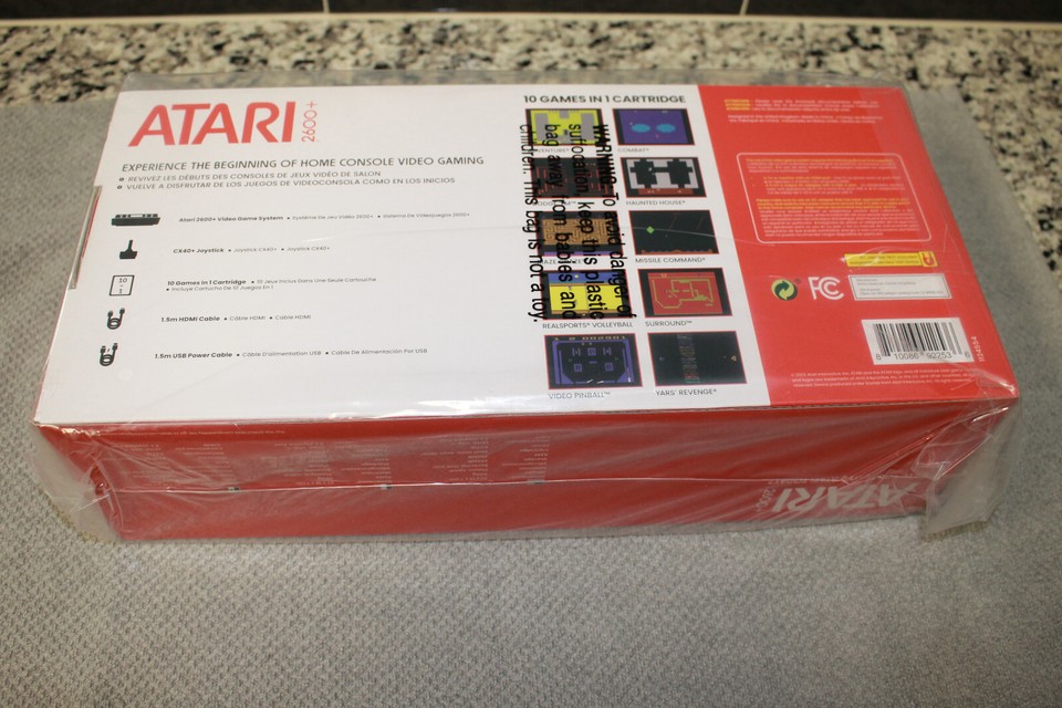 FACTORY SEALED Atari 2600+ Plus Gaming Console Includes 10 in 1 Game ...