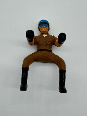 Vintage Rubber Motorcycle Rider Figure 3.5” highway patrolman | eBay