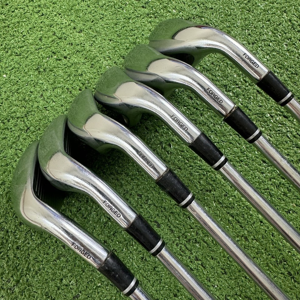 READ Macgregor V-Foil M455 Forged Iron Set 3-8 Irons Regular Flex Steel ...