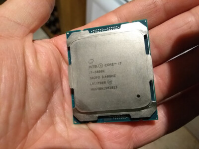 Intel i7-6800K 3.4 GHZ Six Cœurs LGA2011 15M Cache Jusqu'À 3.60 ...