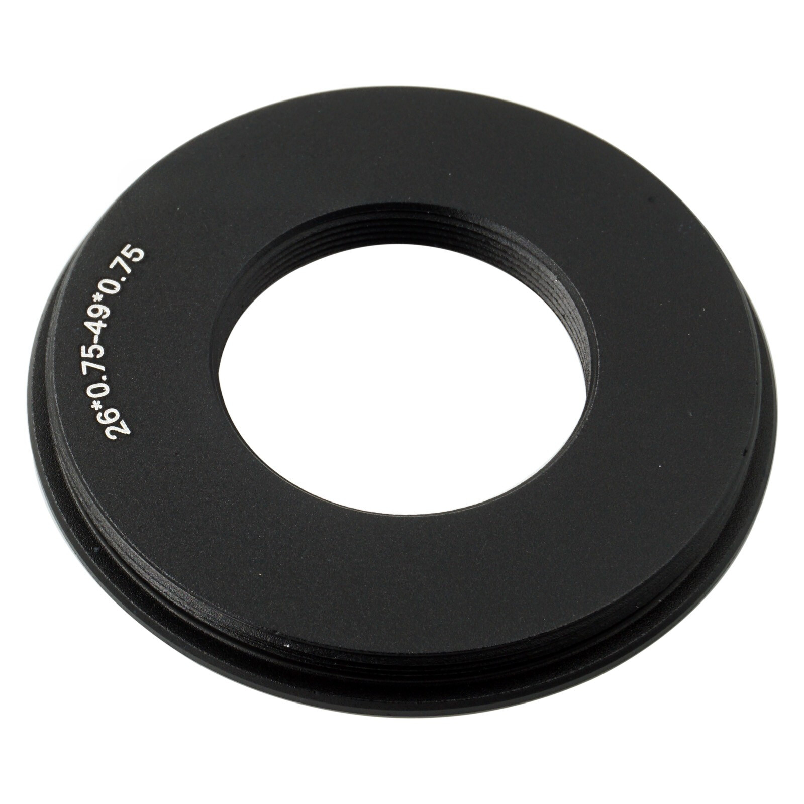 M26 26x0.75mm Female to M49 49x0.75mm Male Thread M26-M49 Lens Adapter ...