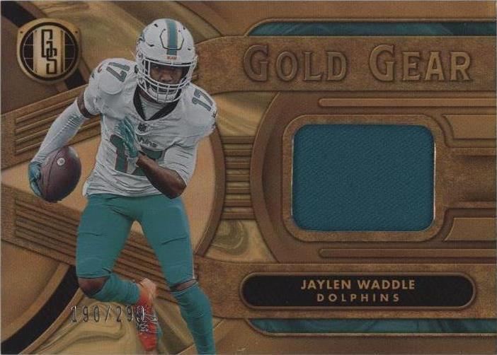 2024 Panini Gold Standard - Gold Gear Jaylen Waddle #GG-JWE /299 (MEM ...