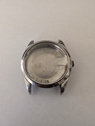 ROLEX STAINLESS STEEL1500 WATCH CASE FOR PARTS OR REPAIRS SERIAL ...