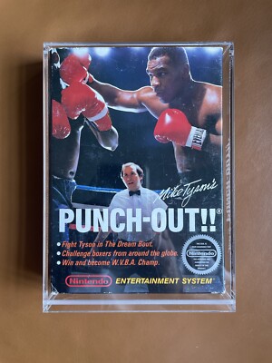 Mike Tyson's Punch Out NES White Bullets CIB 1st Print Complete ...