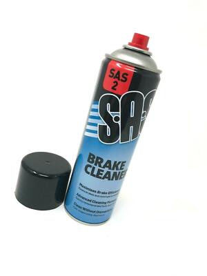 12 x 500ml SAS Brake Cleaner removes oil dust from brake disc clutch S ...