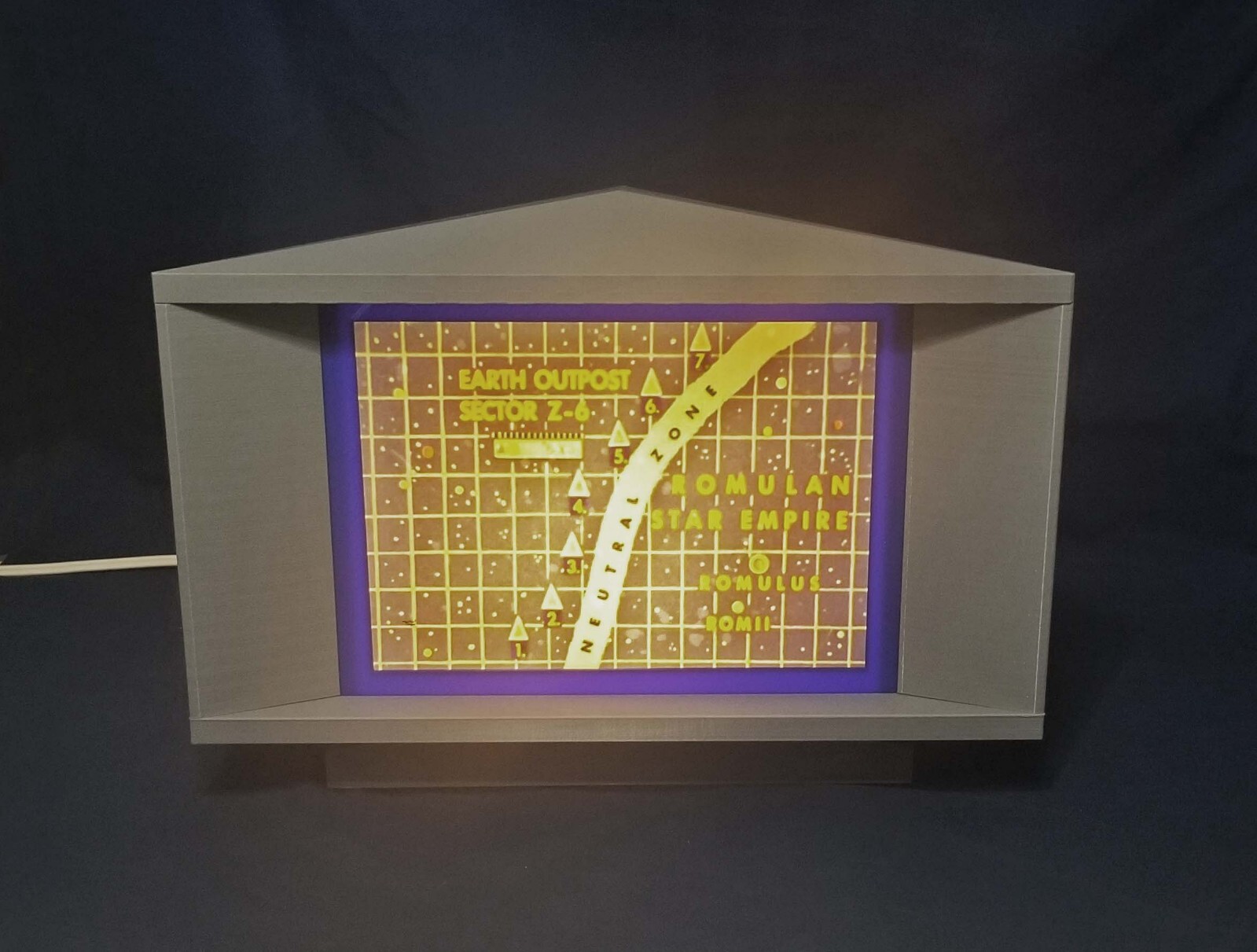 TOS Inspired Briefing Room Tri-Viewer Replica Star Trek FULL SIZE with ...