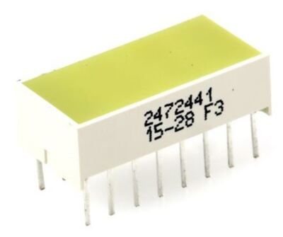 Pack 2 Kingbright KB-2785YD Light Bar LED Display, Yellow 25 mcd | eBay