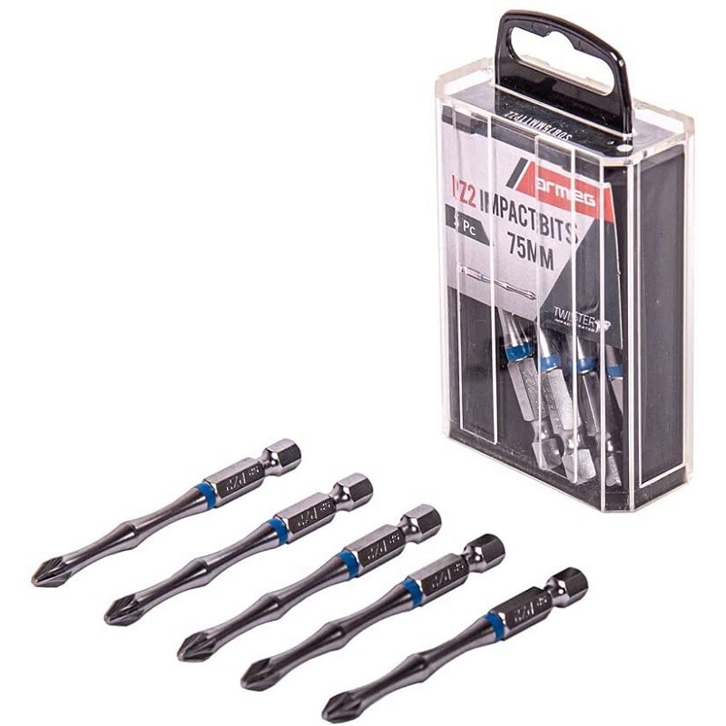Armeg XL Or Stubby Impact Driver Rated Masonry Drill & Screwdriver Bits ...