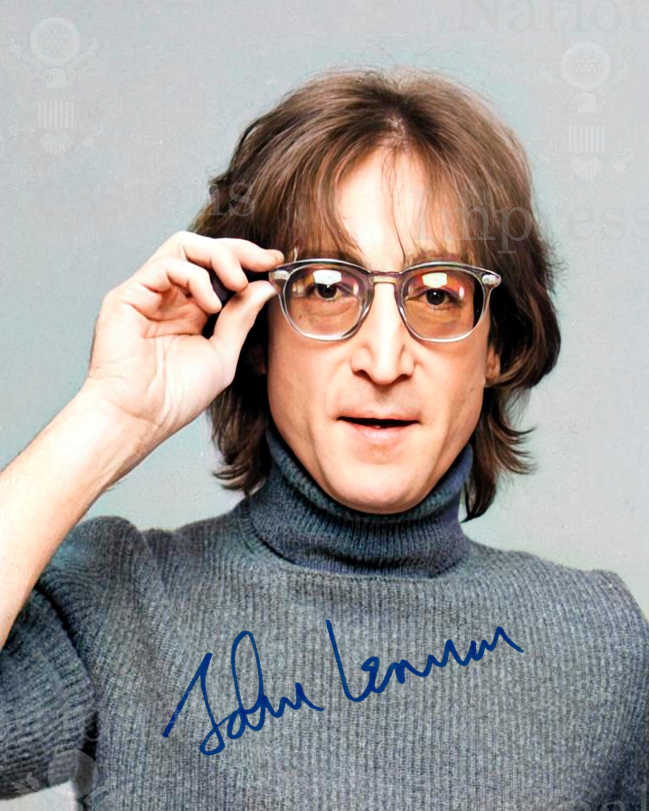 John Lennon Autograph signed Photo 8x10 REPRINT Autograph signed color ...