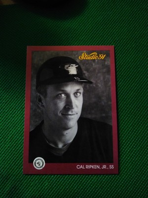 1991 Studio #9 - Cal Ripken - Baltimore Orioles | eBay