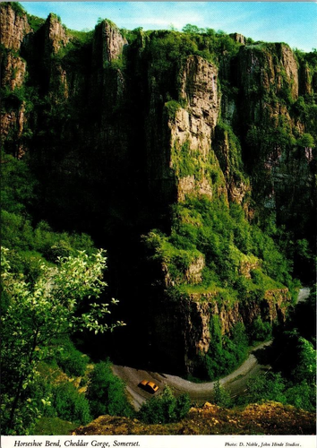 Vintage Postcard The Cliffs, Cheddar Gorge, England | eBay