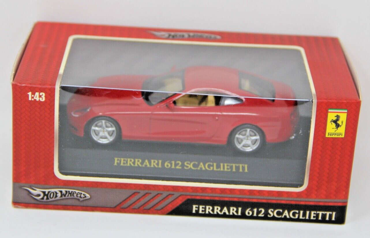 Vintage Hot Wheels Officially Licensed Red Ferrari 612 Scaglietti 1:43 ...
