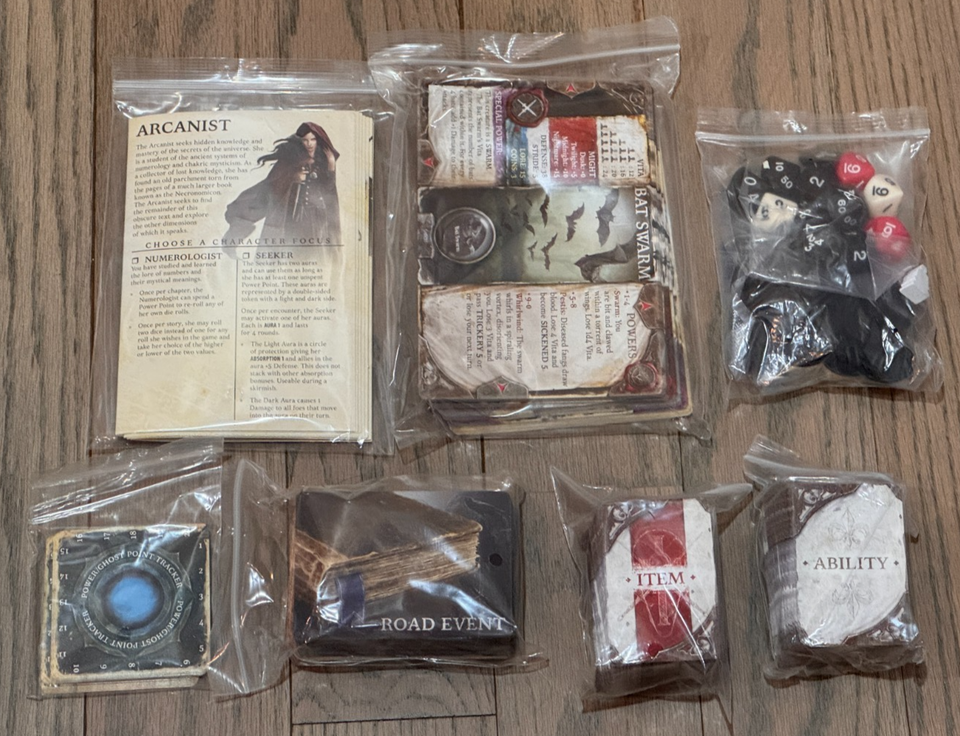 Folklore The Affliction Board Game Standees Version New Open Box 2018 ...