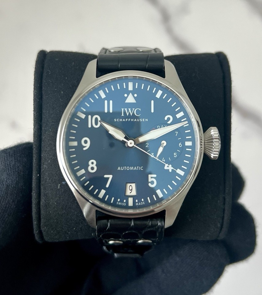 IWC Big Pilot “Le Petit Prince” 46mm Blue Men's Watch - IW501002 - 7 ...