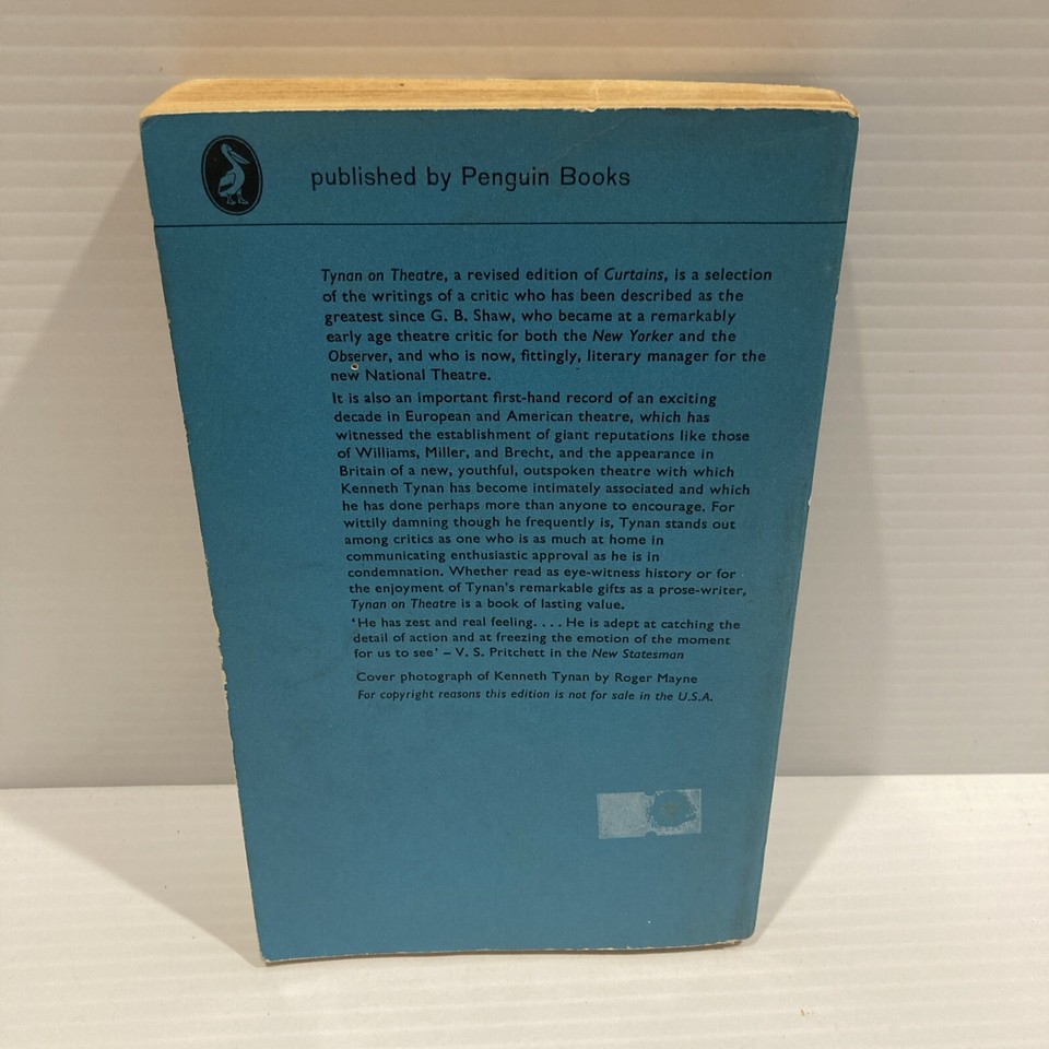 Pelican Book A657 Kenneth Tynan On Theatre Vintage 1964 PB | eBay Australia