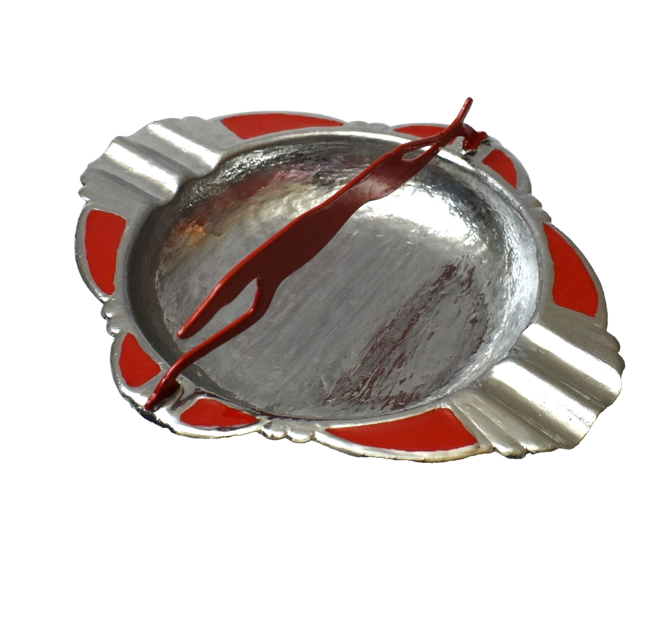 Art Deco Greyhound Bus Line Ashtray Antique Ryson U.S.A. Handled | eBay