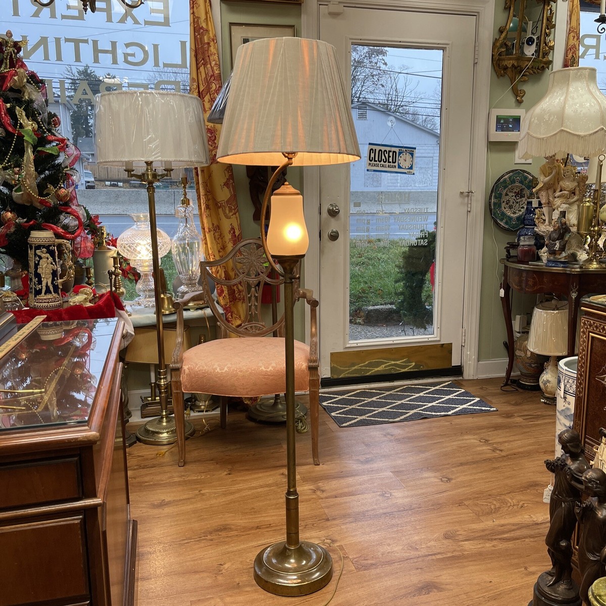 Redo Old Floor Lamp Tall 2014 LampShade Restoration Projects