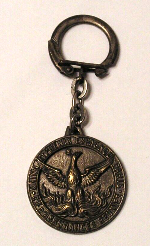 Vintage St. Christopher Keychain Catholic Fob Phoenix on Reverse Key ...