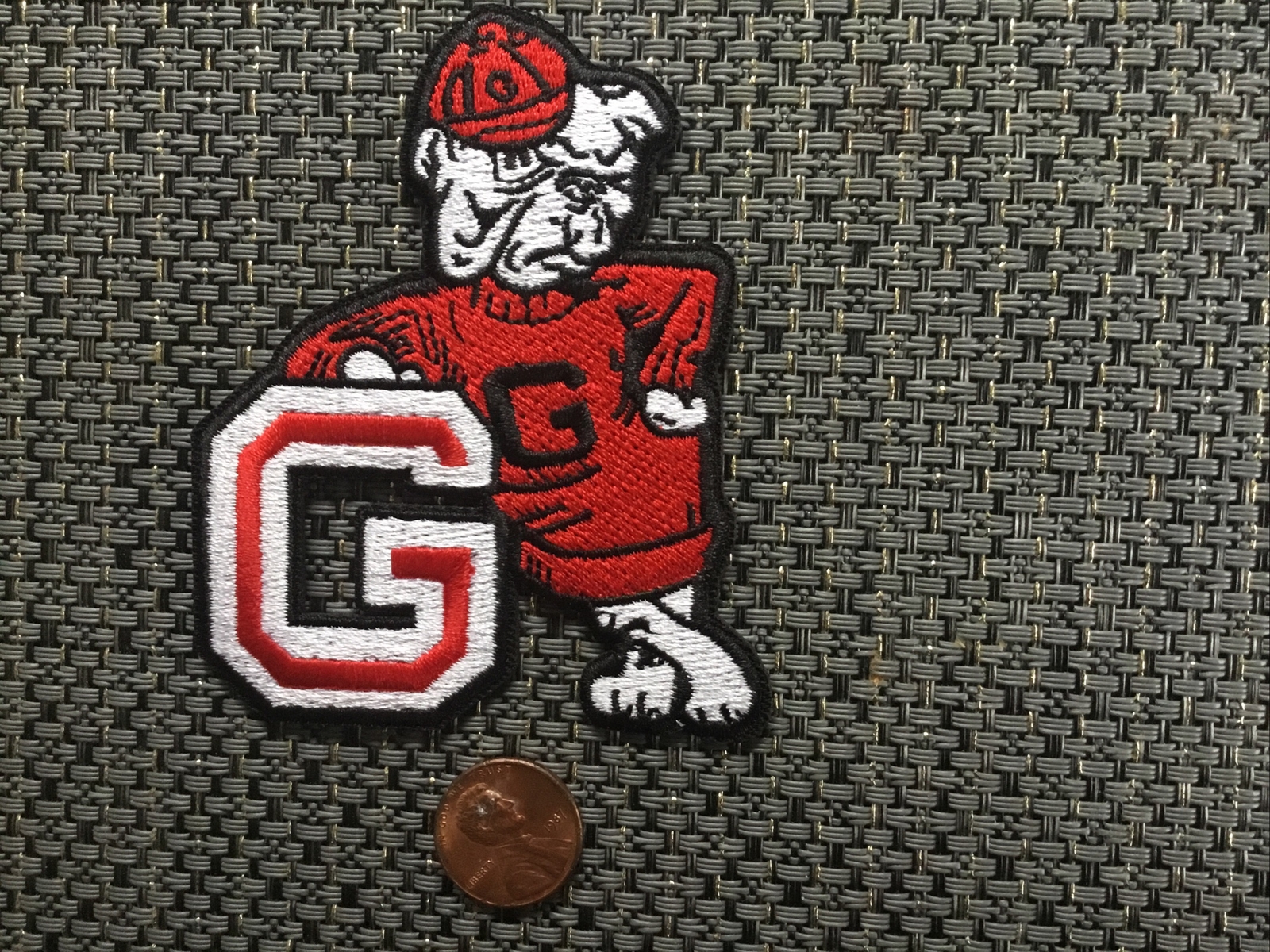 UGA University of Georgia Bulldogs Vintage Embroidered Iron On Patch 3. ...