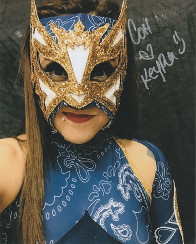 KEYRA SIGNED AUTO'D 8X10 PHOTO LUCHA LIBRE AAA CMLL REINA DE REINAS ...